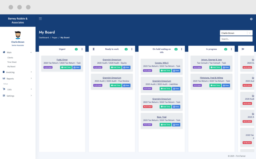 CPA Practice Management Software - FirmTamer